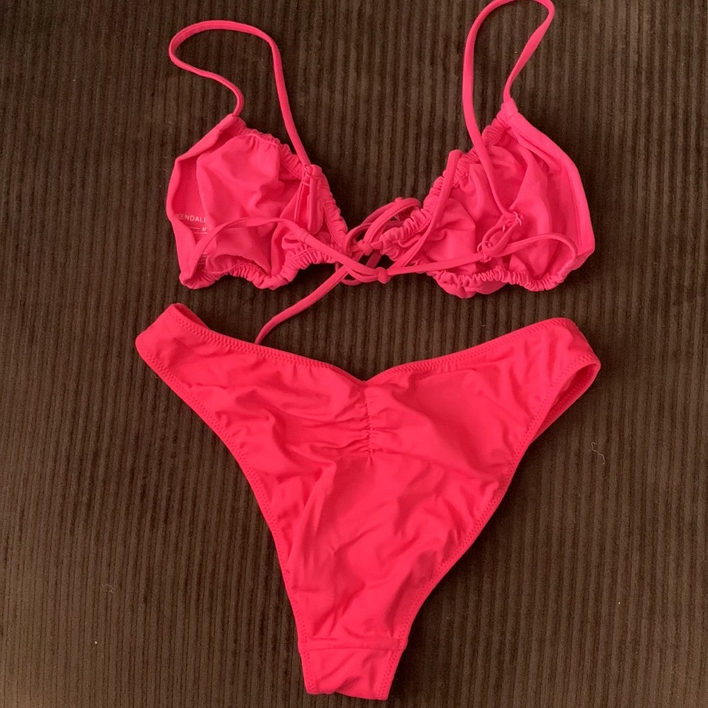Hot Pink Bikini Set Gem